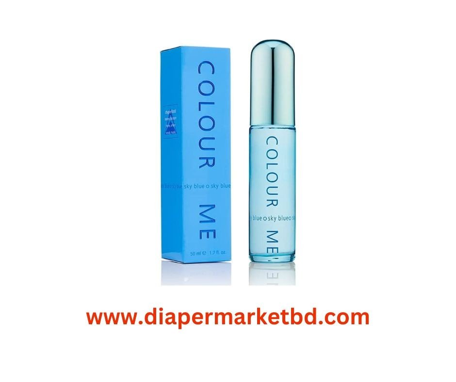 Colour Me Perfume 50 Ml Sky Blue For Men Diaper Market Bangledesh