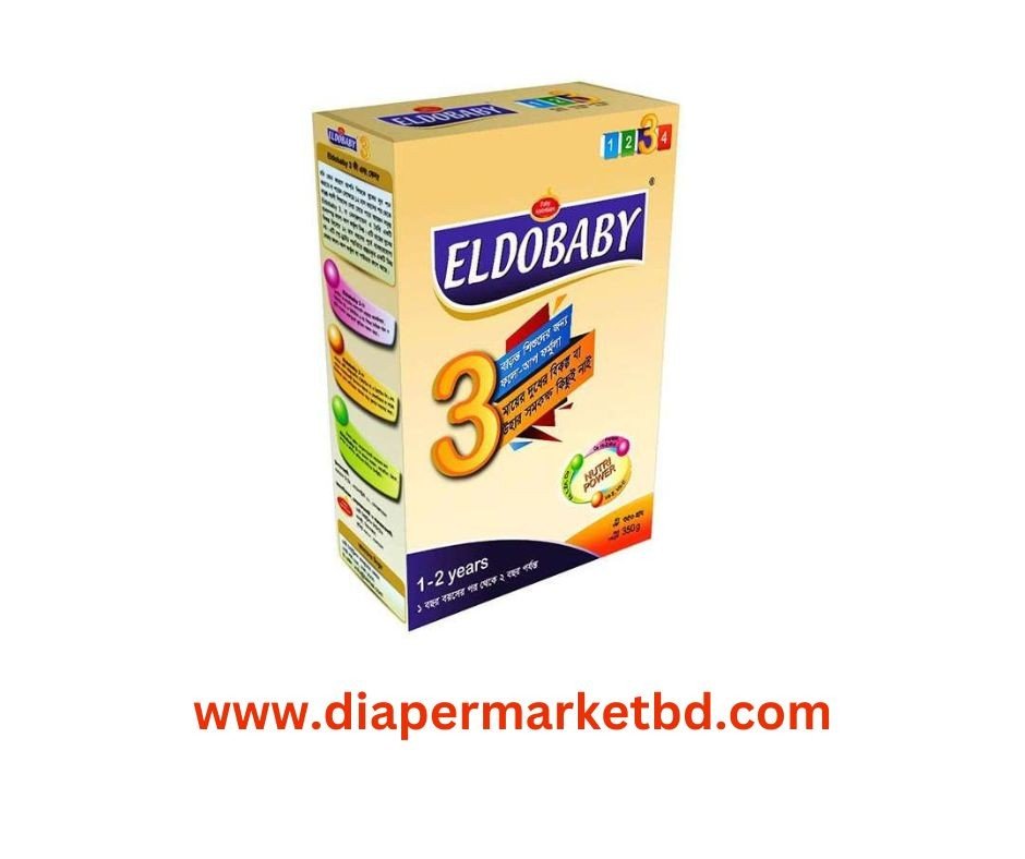 Eldobaby 3 (1-2 Years) Follow up formula 350g - Diaper Market Bangladesh